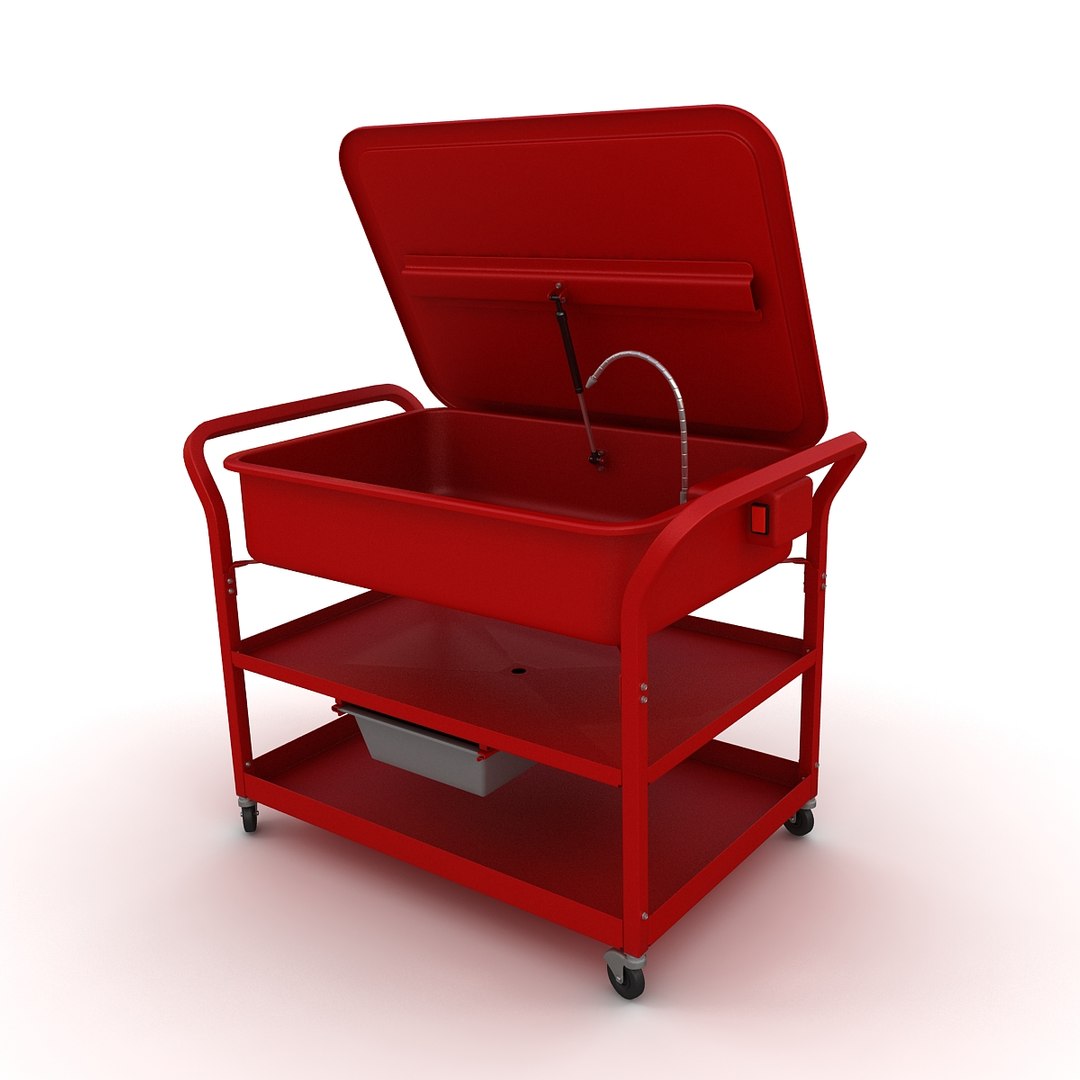 parts washer 3d model