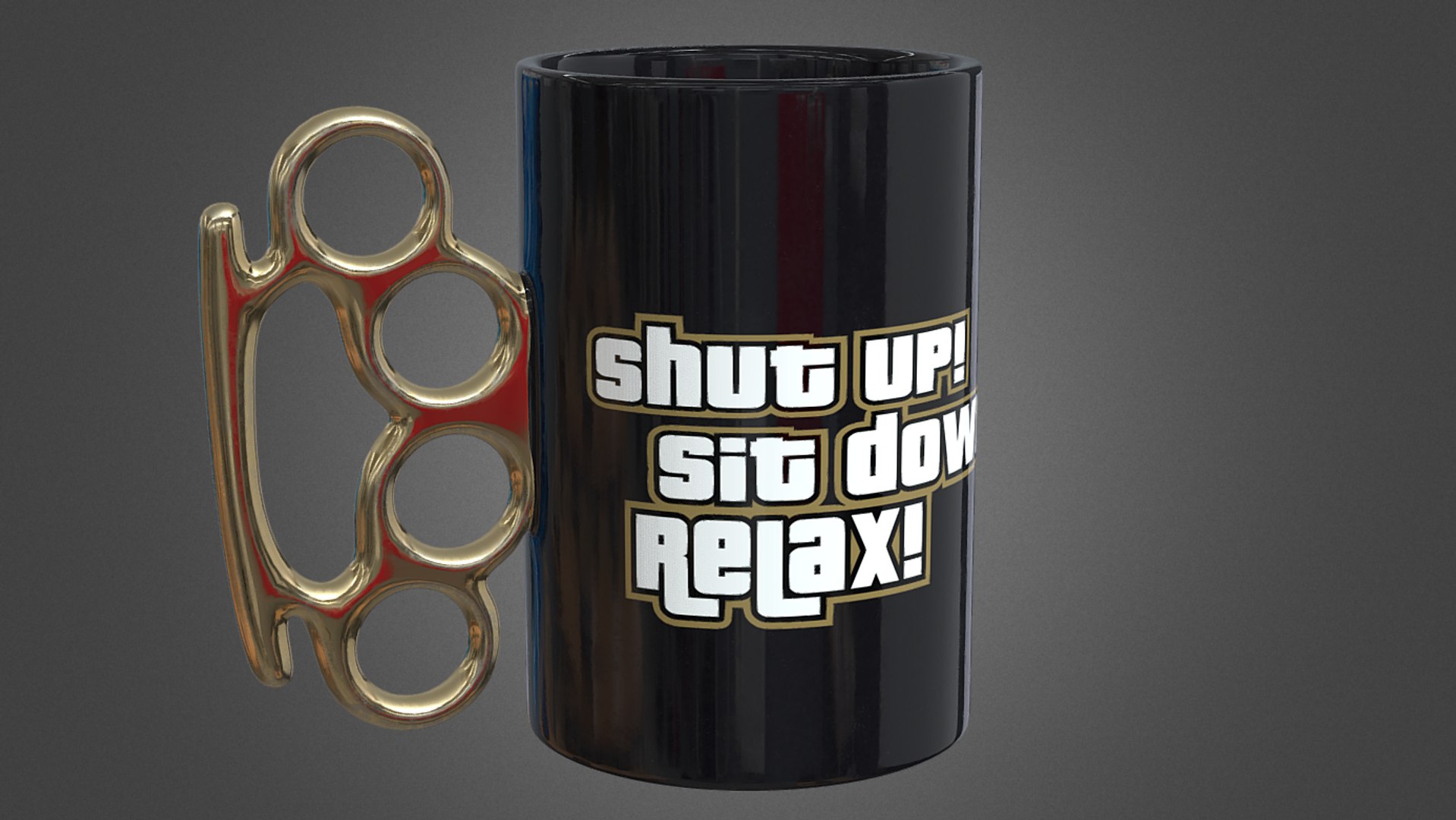 Knuckle Mug 3D Model - TurboSquid 1260277