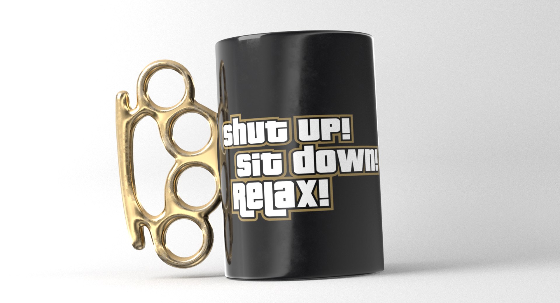 Knuckle Mug 3D Model - TurboSquid 1260277