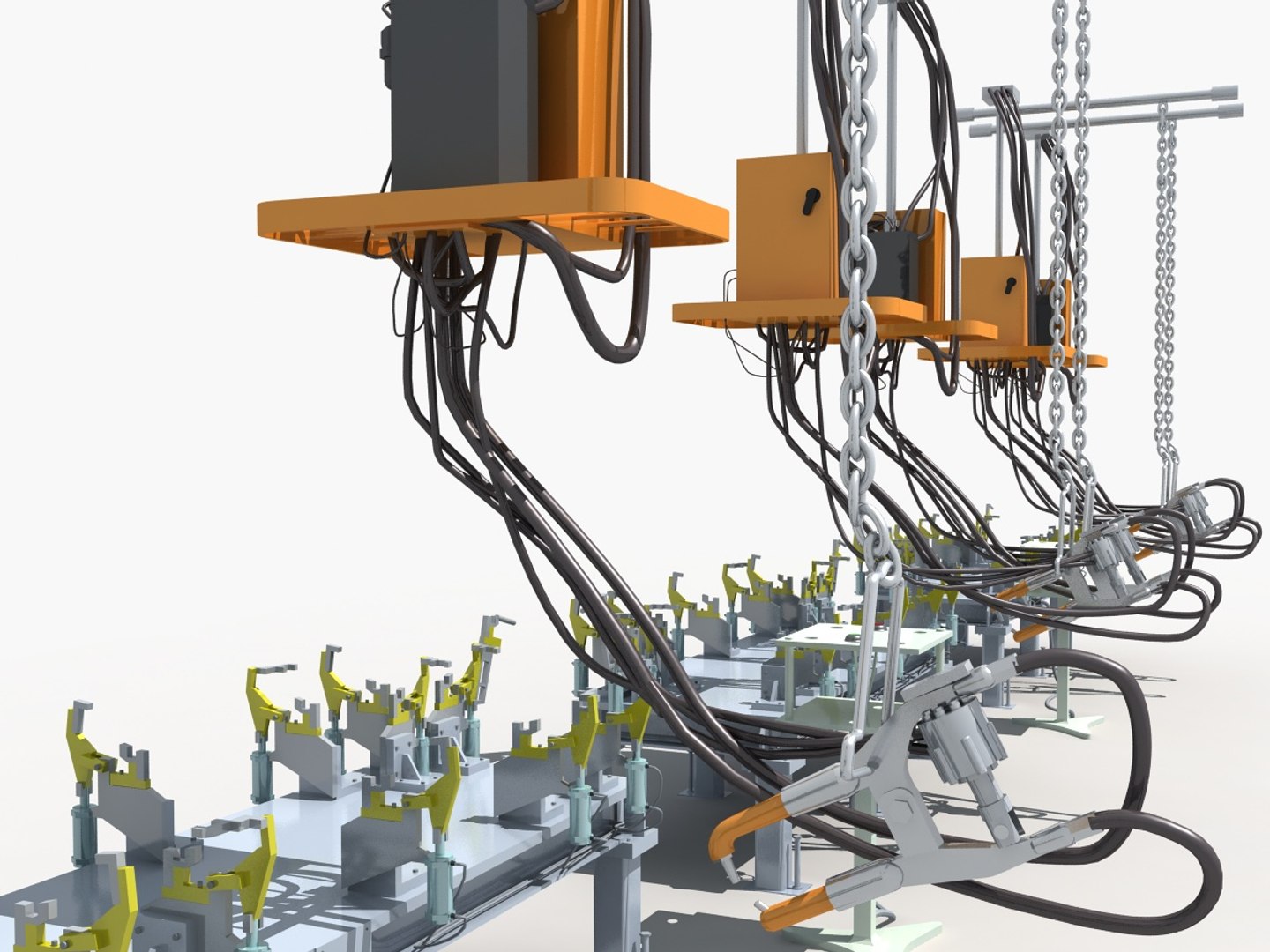 Hoisting Welding Production 3D Model - TurboSquid 1227750
