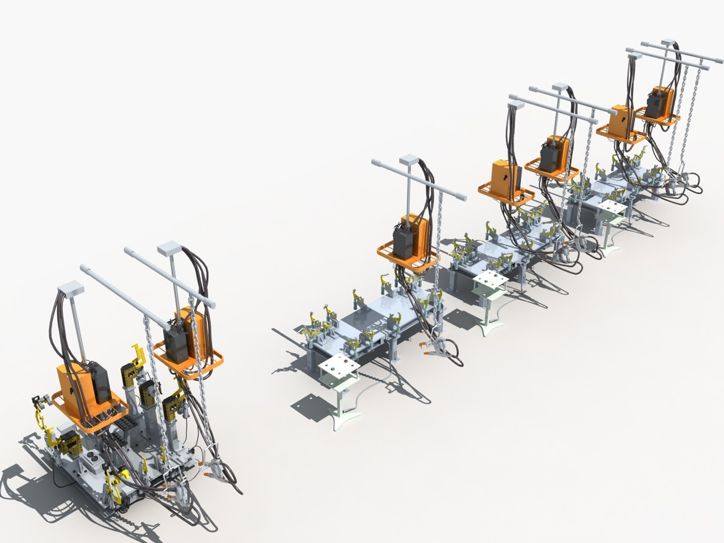 Hoisting Welding Production 3D Model - TurboSquid 1227750