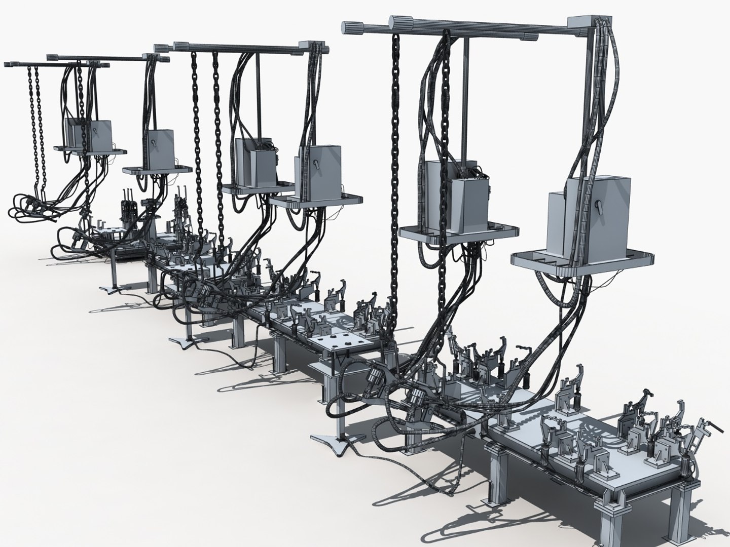 Hoisting Welding Production 3D Model - TurboSquid 1227750
