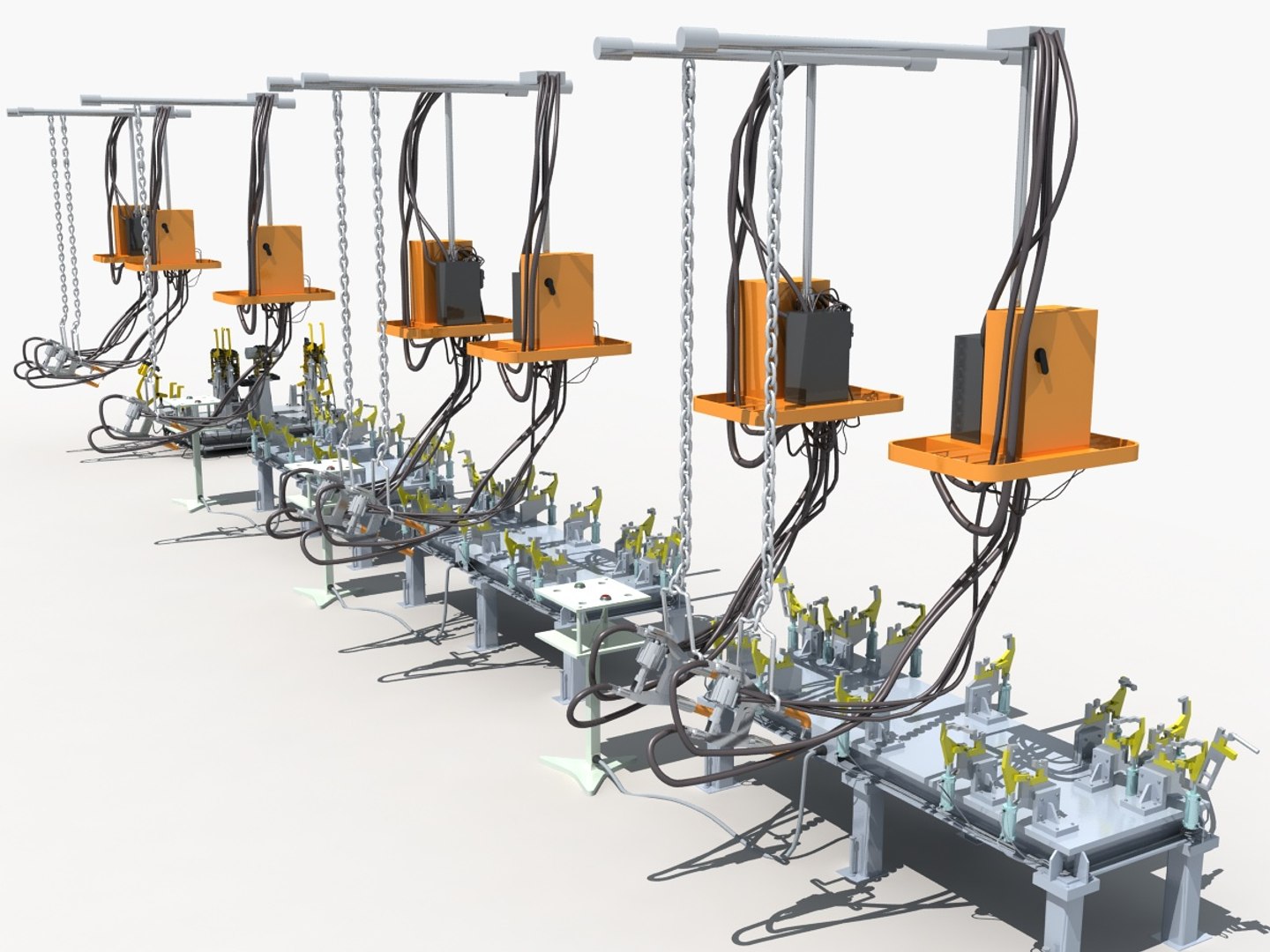 Hoisting Welding Production 3D Model - TurboSquid 1227750