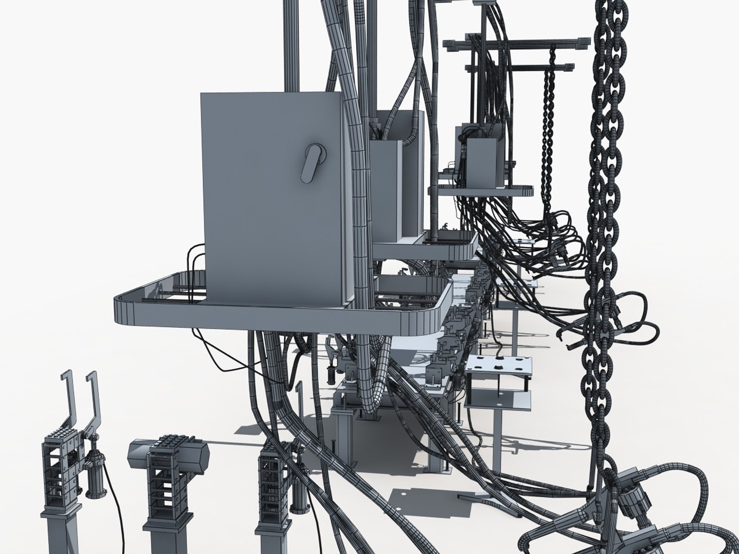 Hoisting Welding Production 3D Model - TurboSquid 1227750