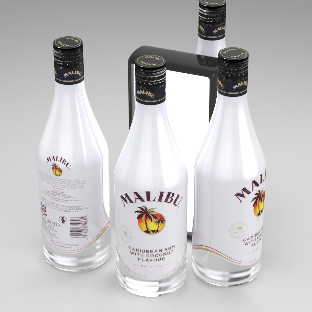 Logotipo De Alcohol De Malibu Malibu Passion Fruit NV 1.0 L.