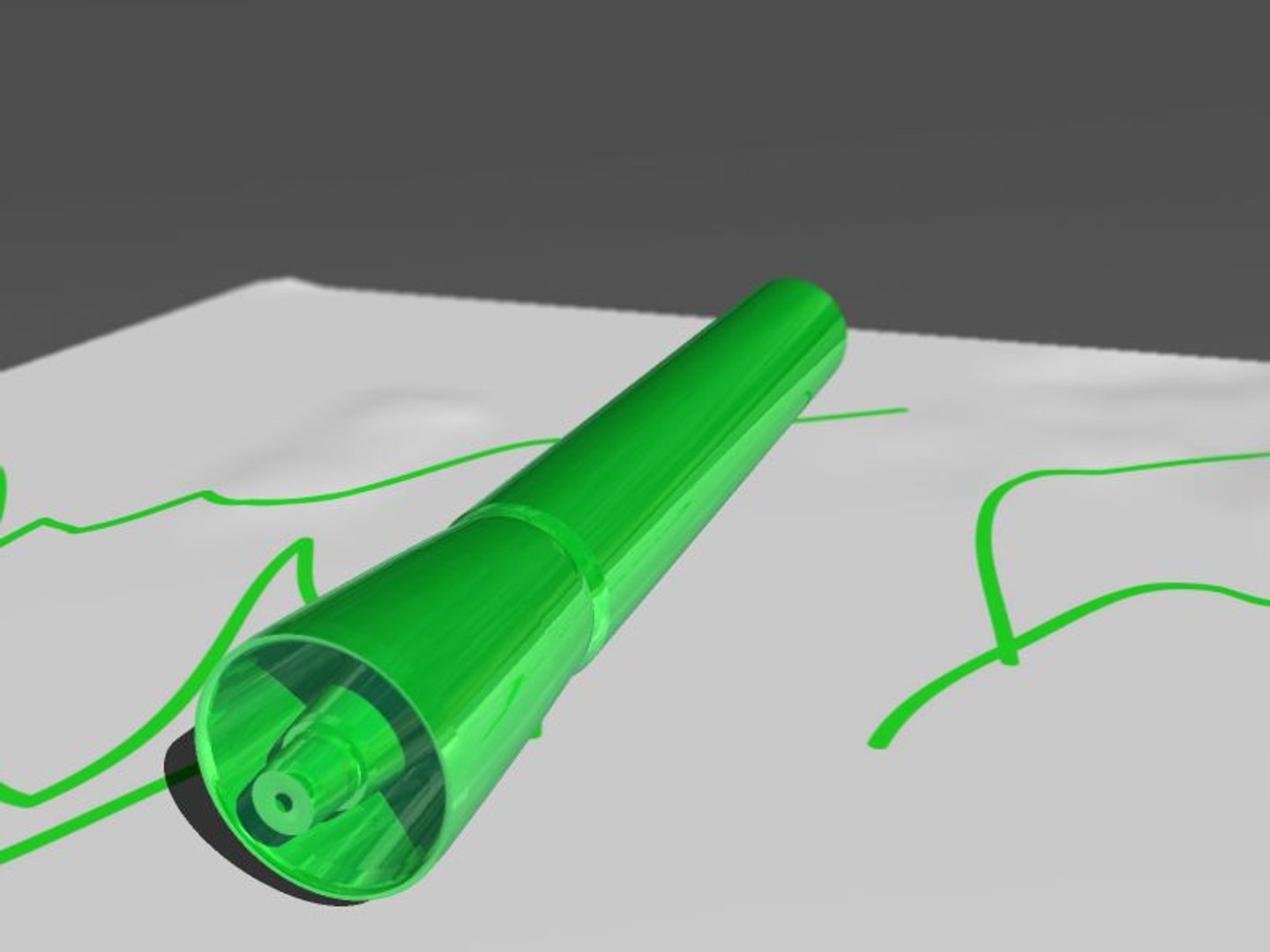 Free Neon Green 3d Model