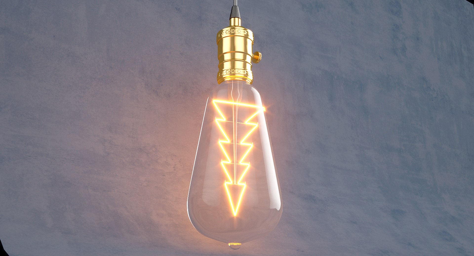 3D Christmas Light Bulb Model - TurboSquid 1340667