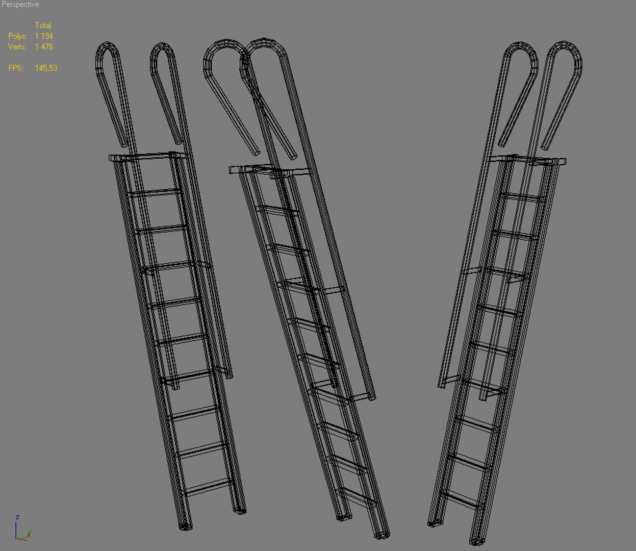 Leader Stairs 3d Model