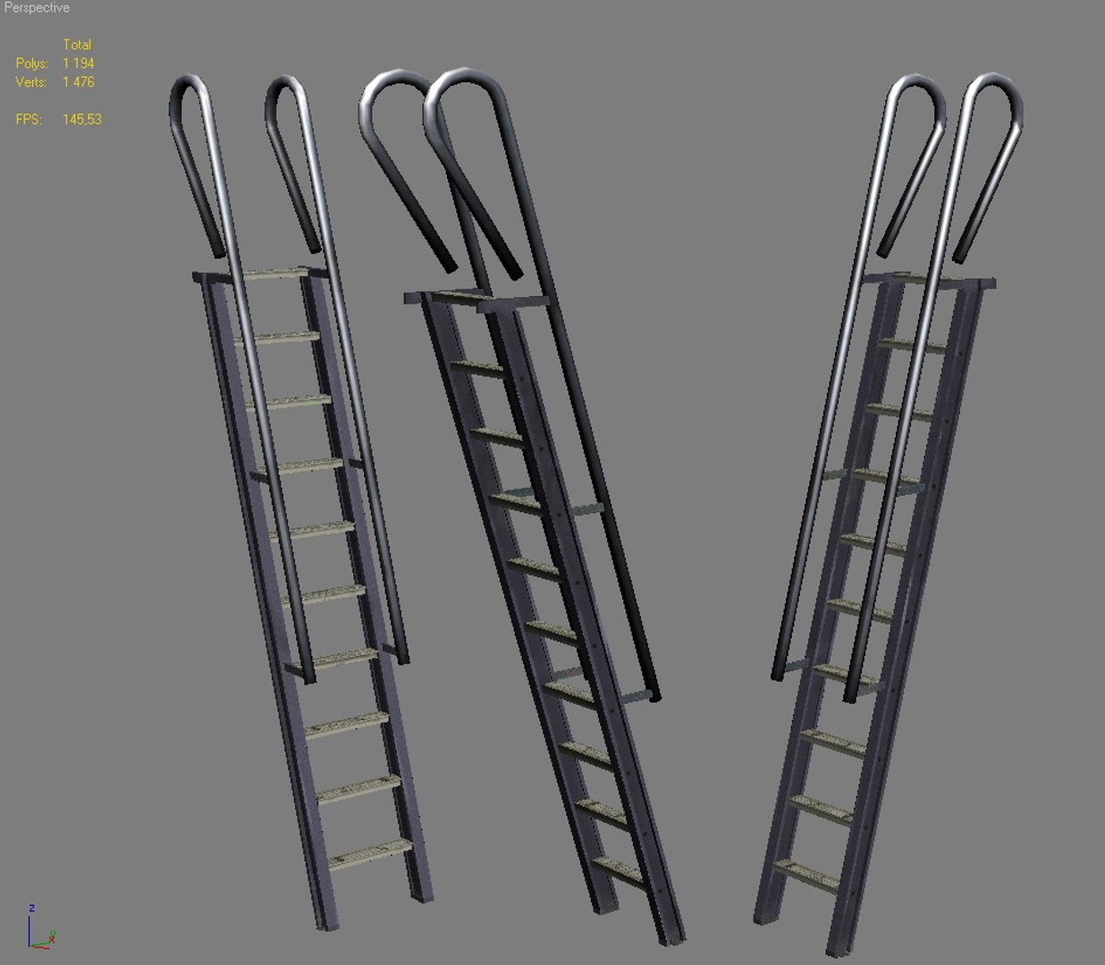 Leader Stairs 3d Model