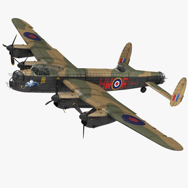 British heavy bomber avro lancaster model - TurboSquid 1168679