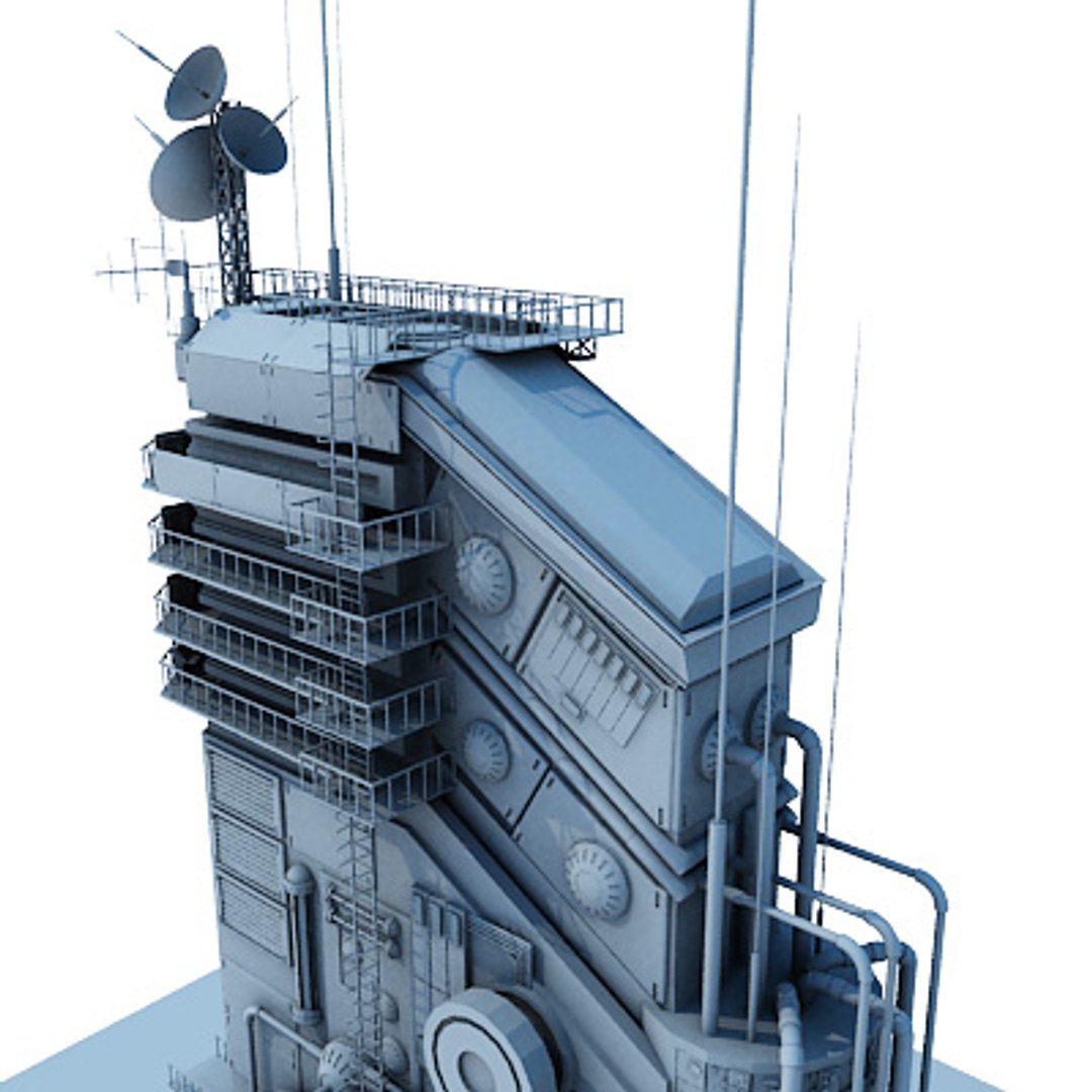 3d Communication Center Model