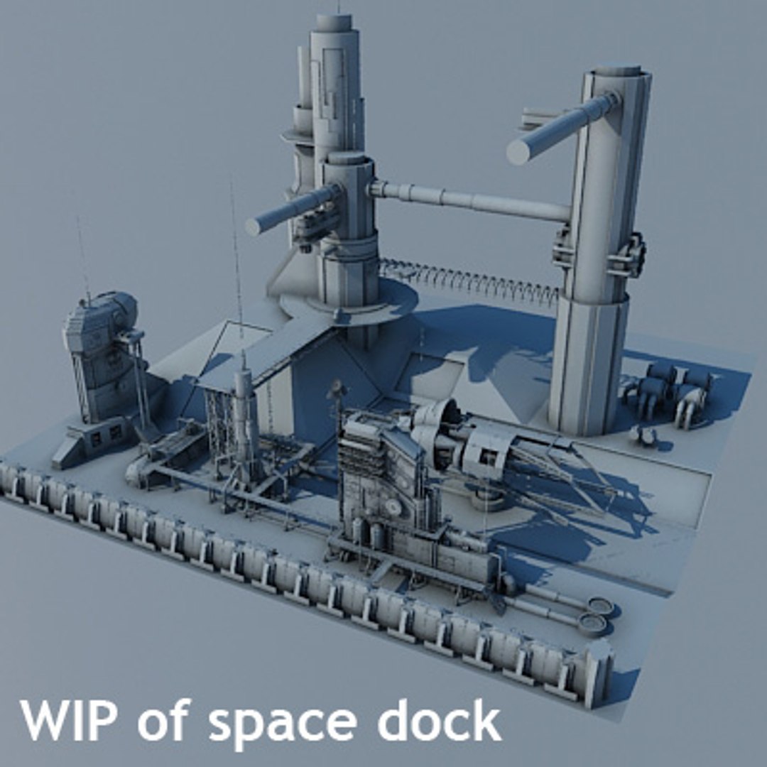 3d communication center model