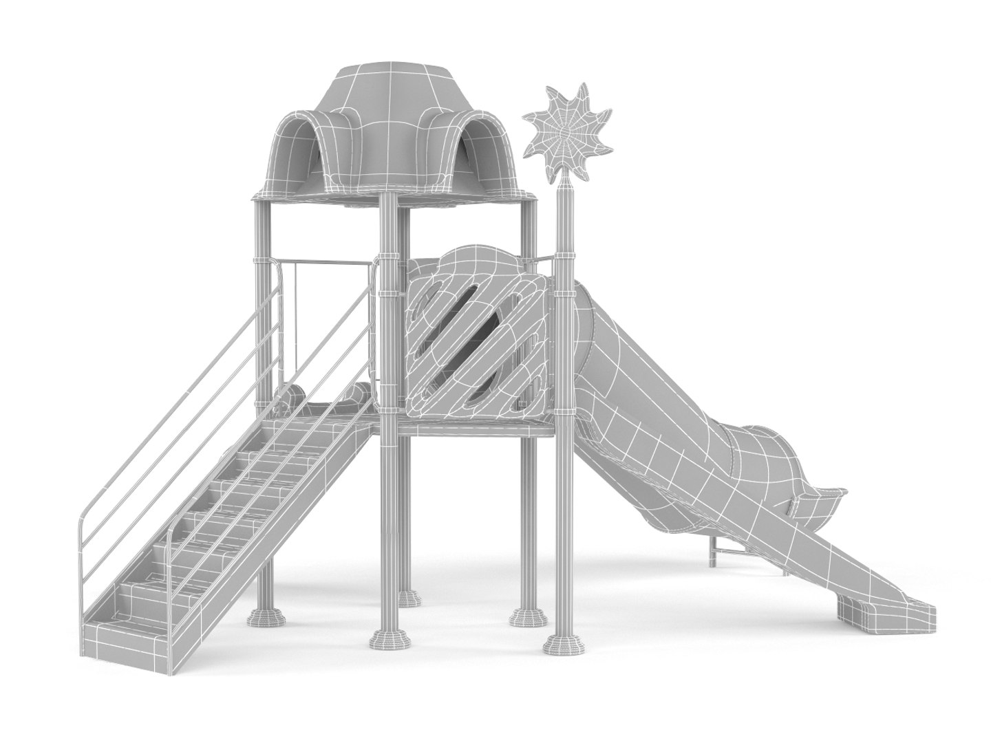 3D Children Slide Playground - TurboSquid 1598972