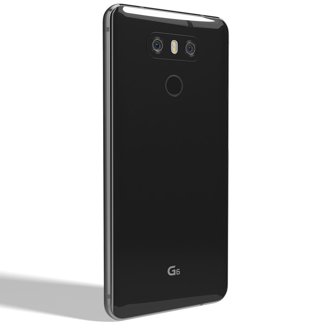realistic lg g6 colors 3d model