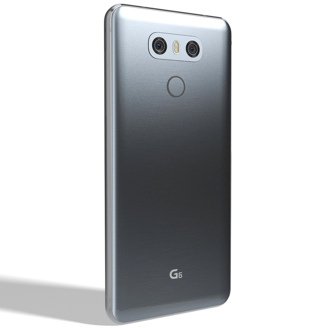 realistic lg g6 colors 3d model