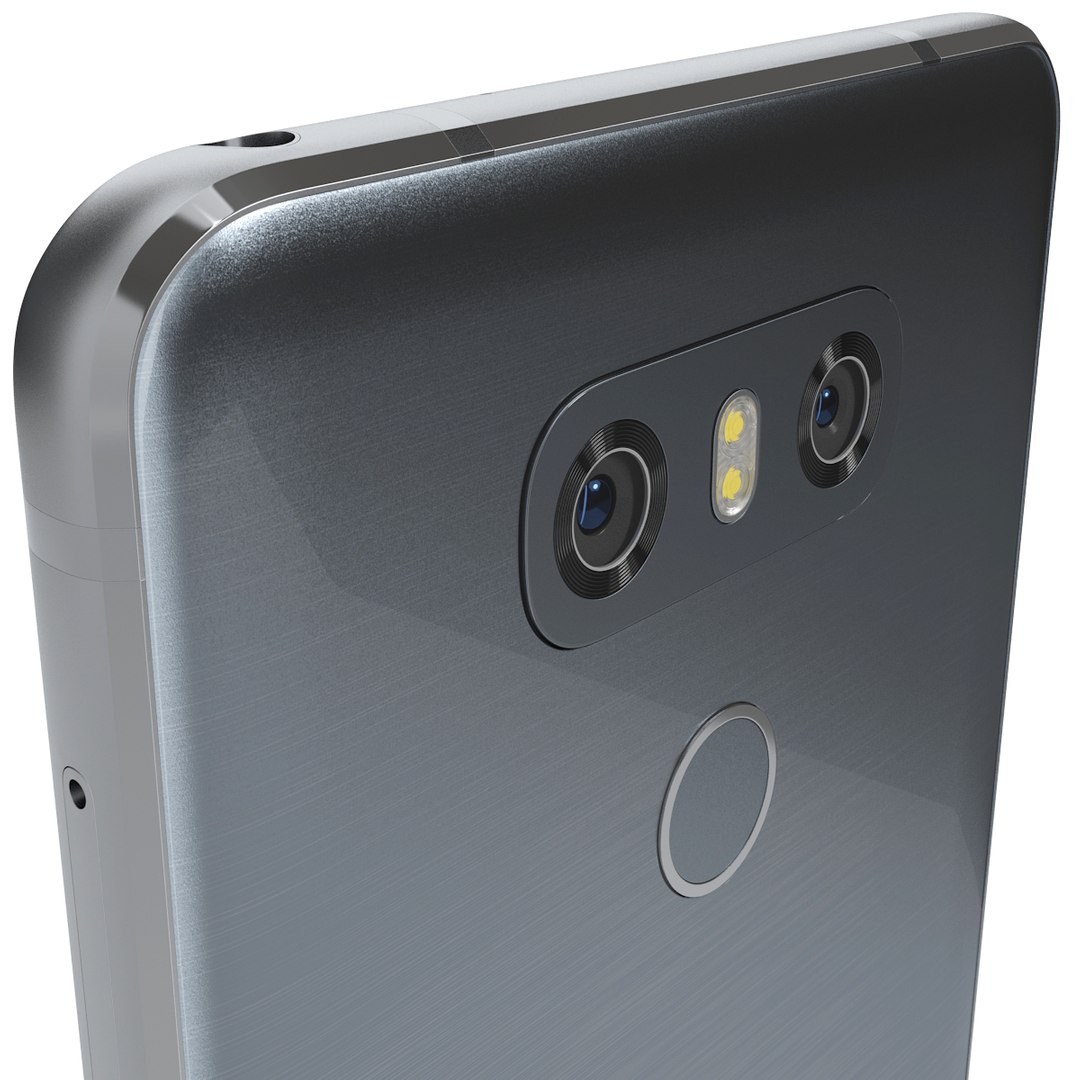 realistic lg g6 colors 3d model