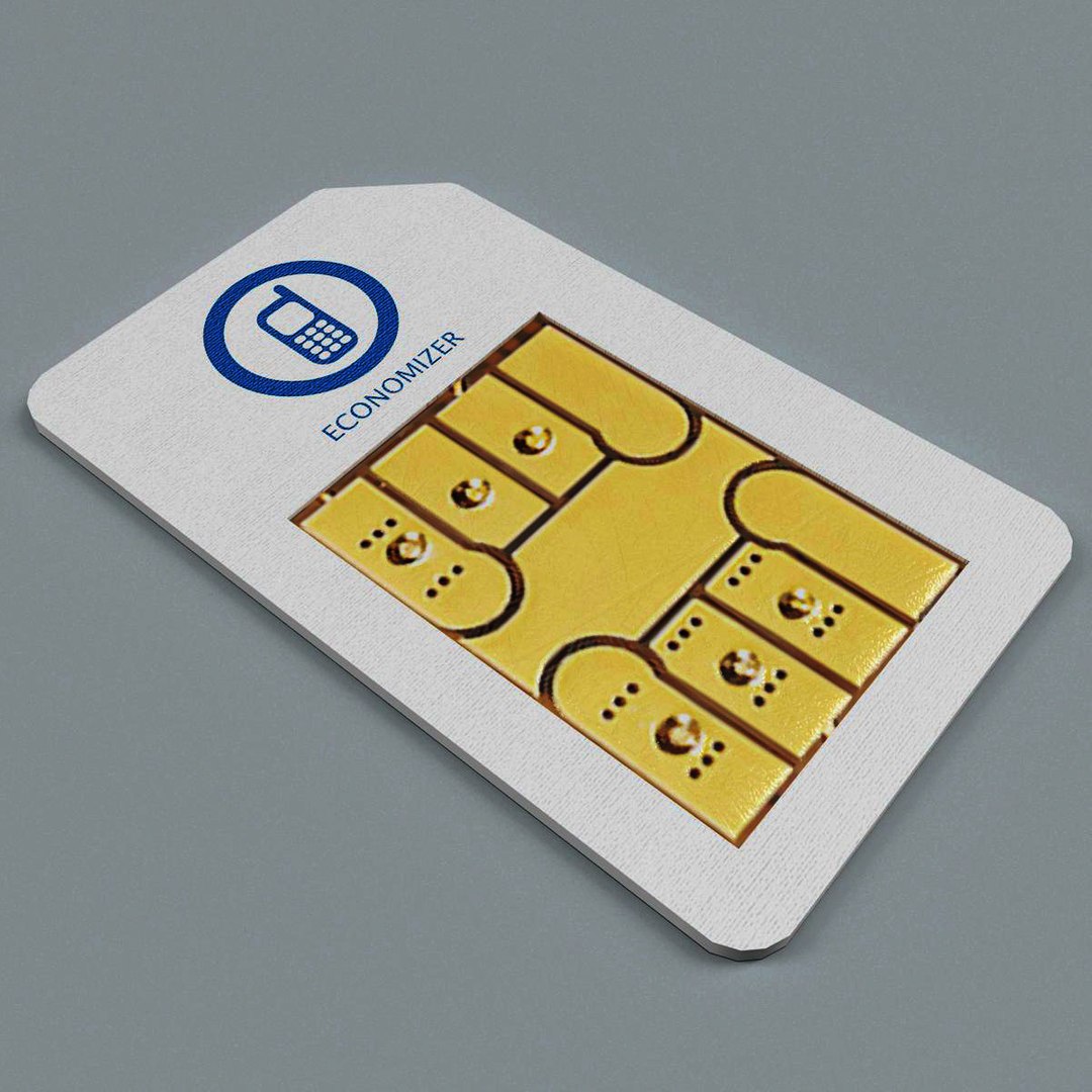 sim card v2 3d model