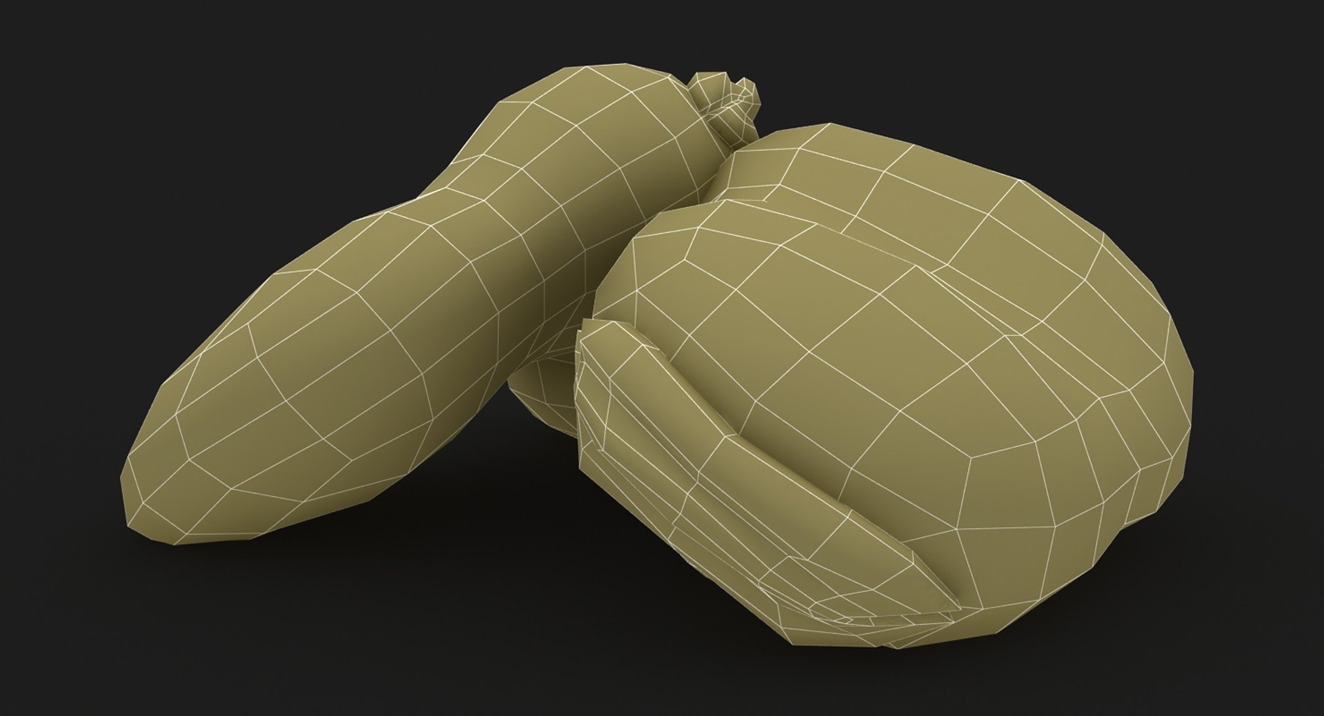 Realistic broad bean 3D model - TurboSquid 1325453