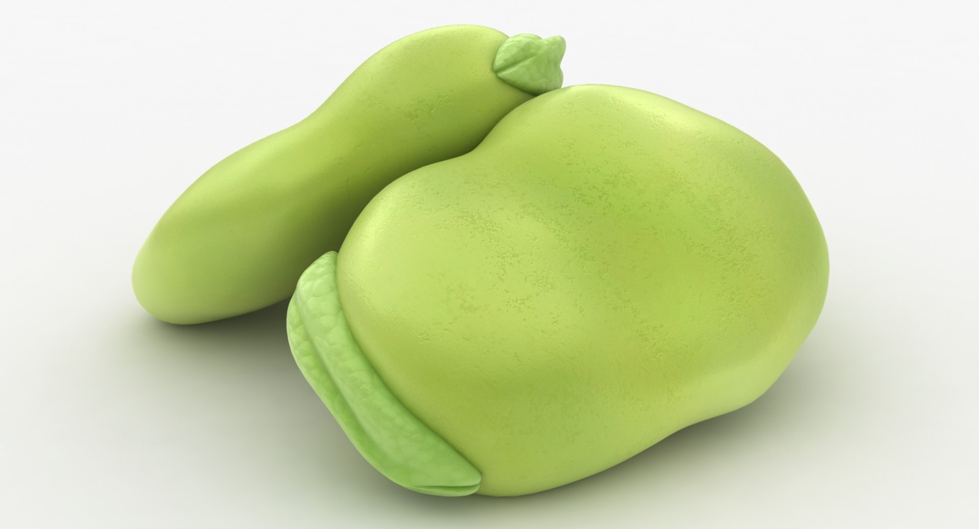 Realistic Broad Bean 3D Model - TurboSquid 1325453