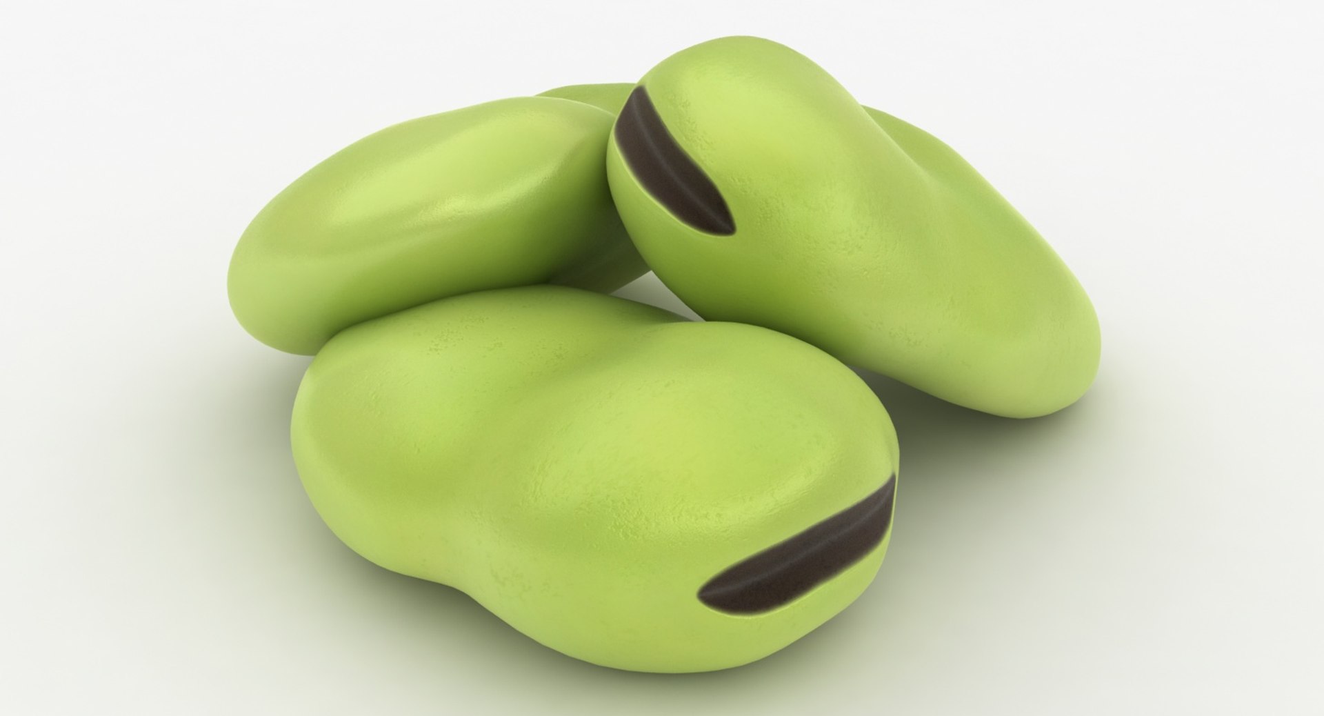Realistic Broad Bean 3D Model - TurboSquid 1325453
