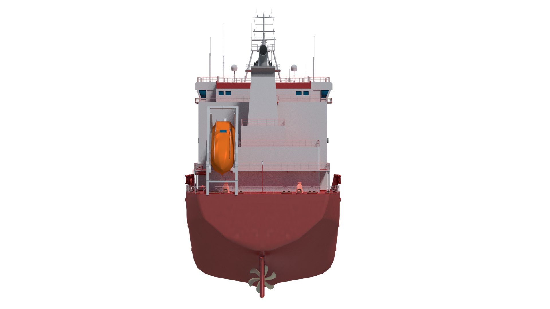 3D 145m Chemical Tanker Model - TurboSquid 1248325