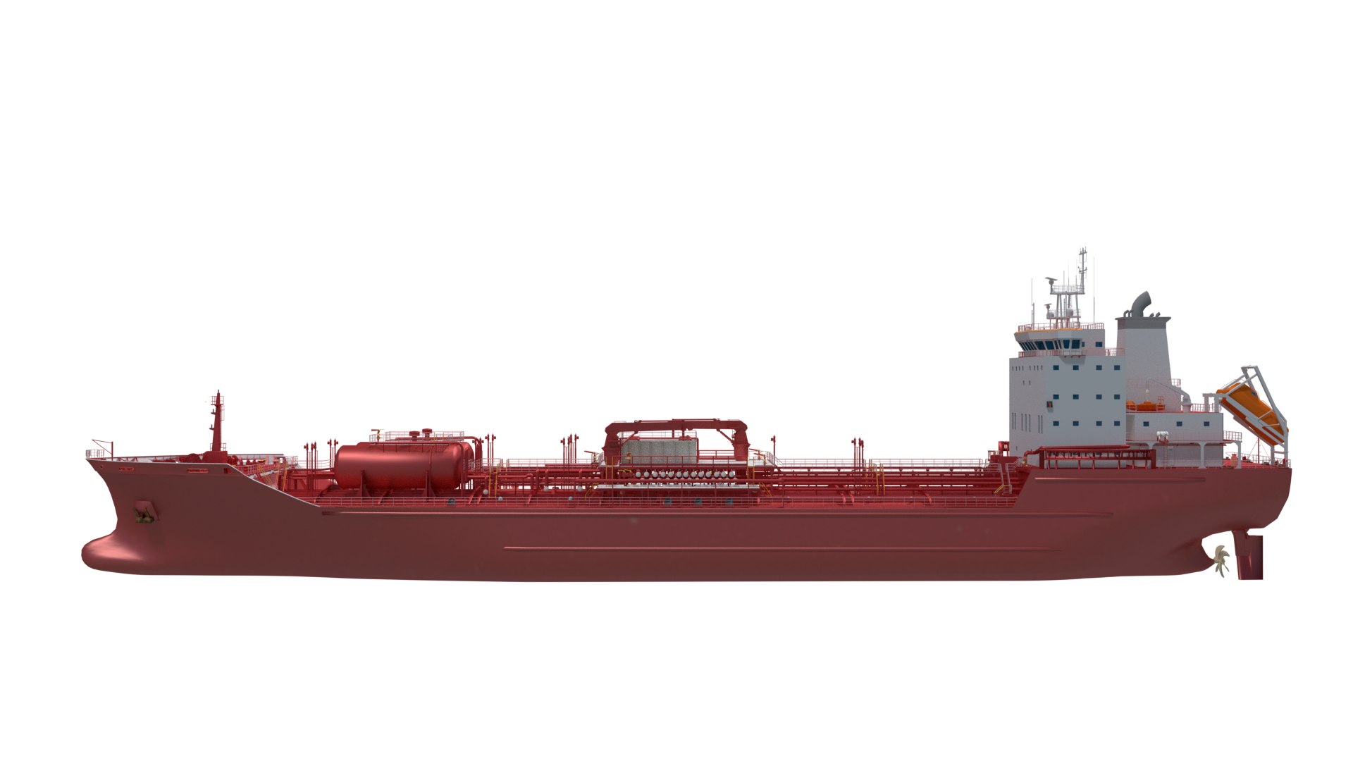 3D 145m Chemical Tanker Model - TurboSquid 1248325