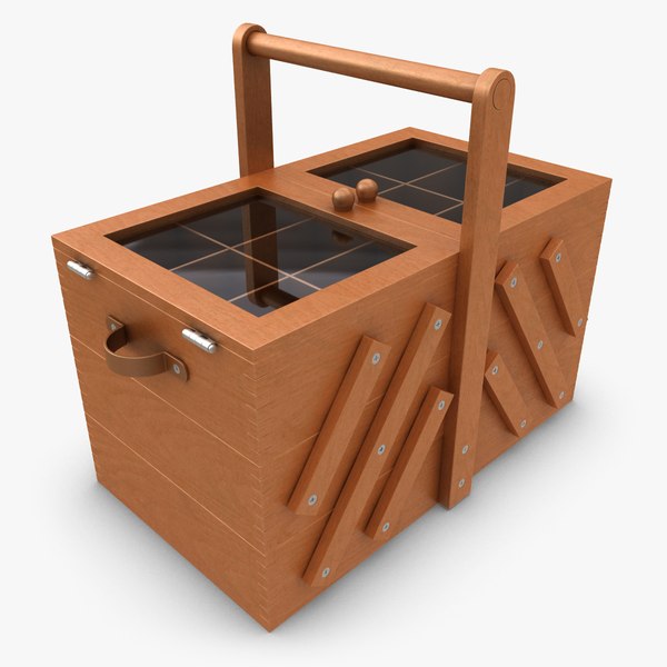 sewing box close 3ds