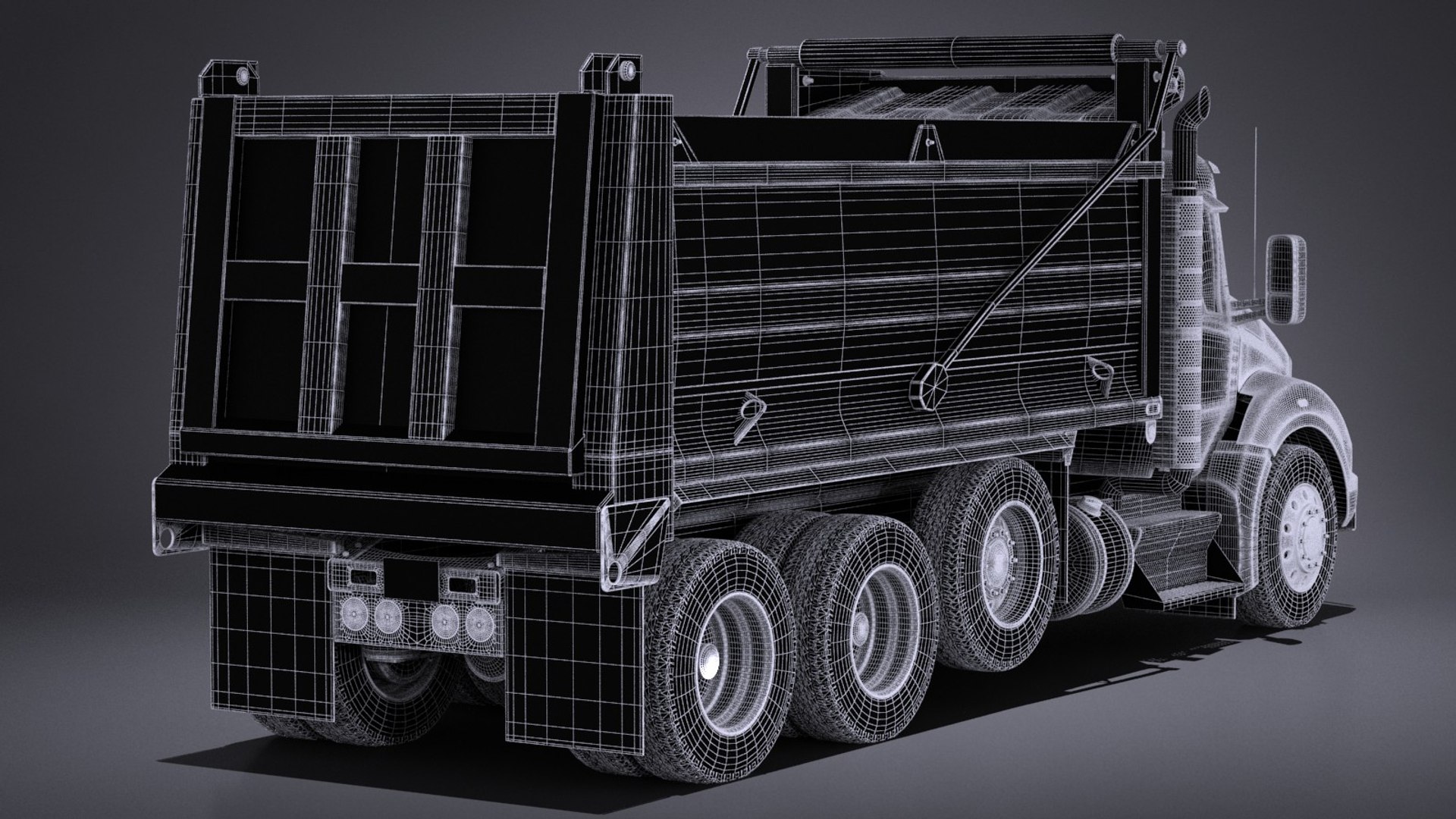 T880 2017 Tipper 3d 3ds