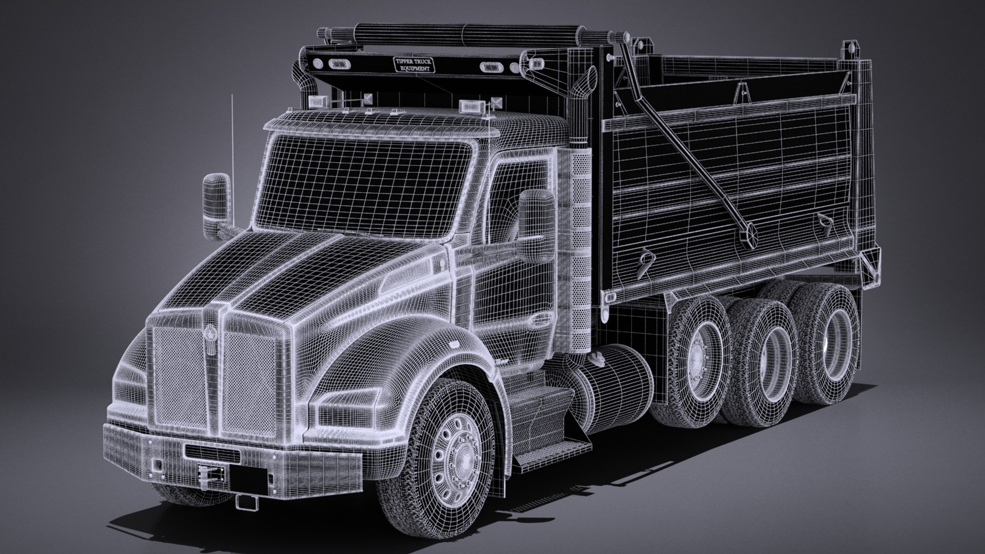 T880 2017 Tipper 3d 3ds