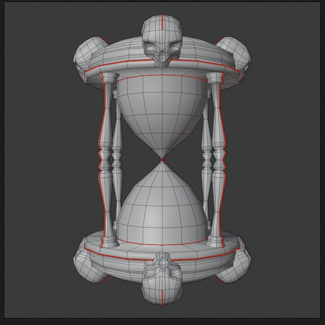 3D Hourglass Scary - TurboSquid 1501434