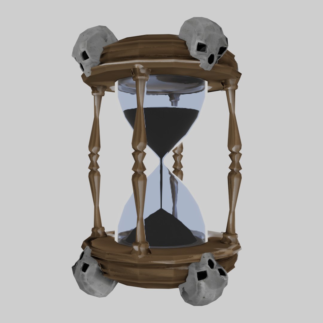 3D Hourglass Scary - TurboSquid 1501434