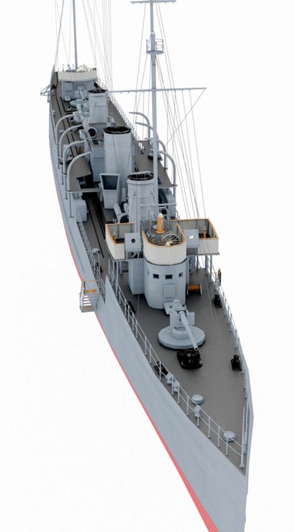 3d Model Destroyer Type Novik