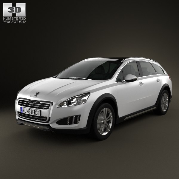 3D модель Peugeot 508 RXH 2013 - TurboSquid 1124695