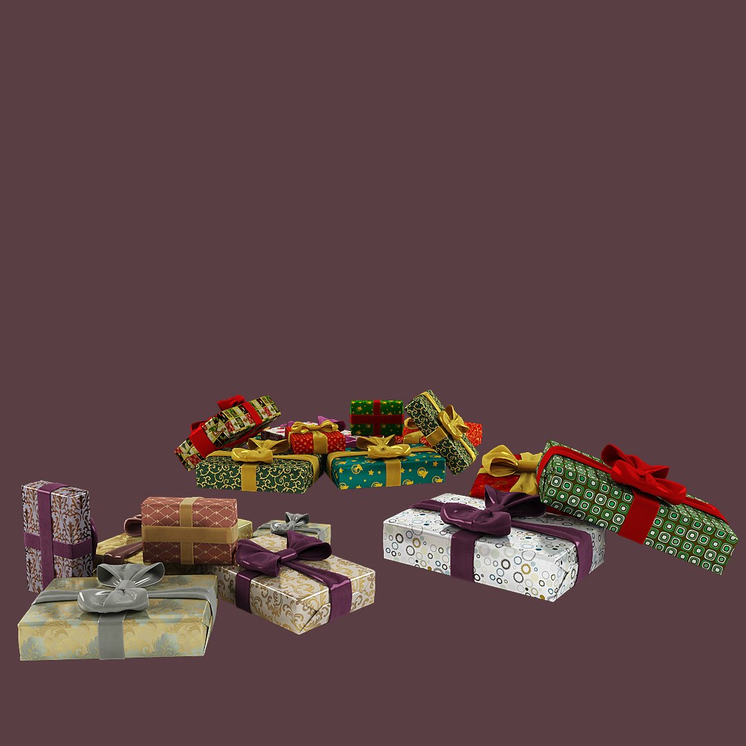 3d Gift Boxes