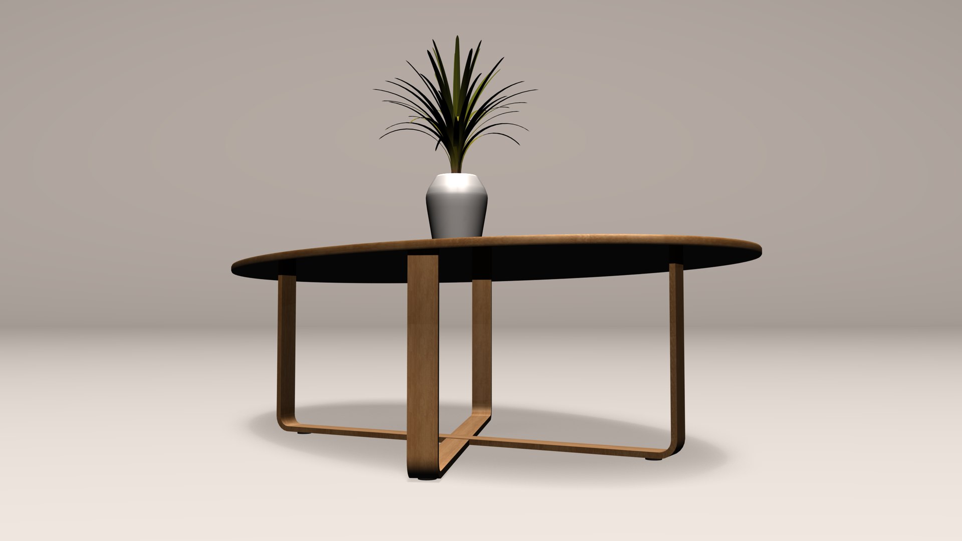 3D wooden coffee table - TurboSquid 1188216