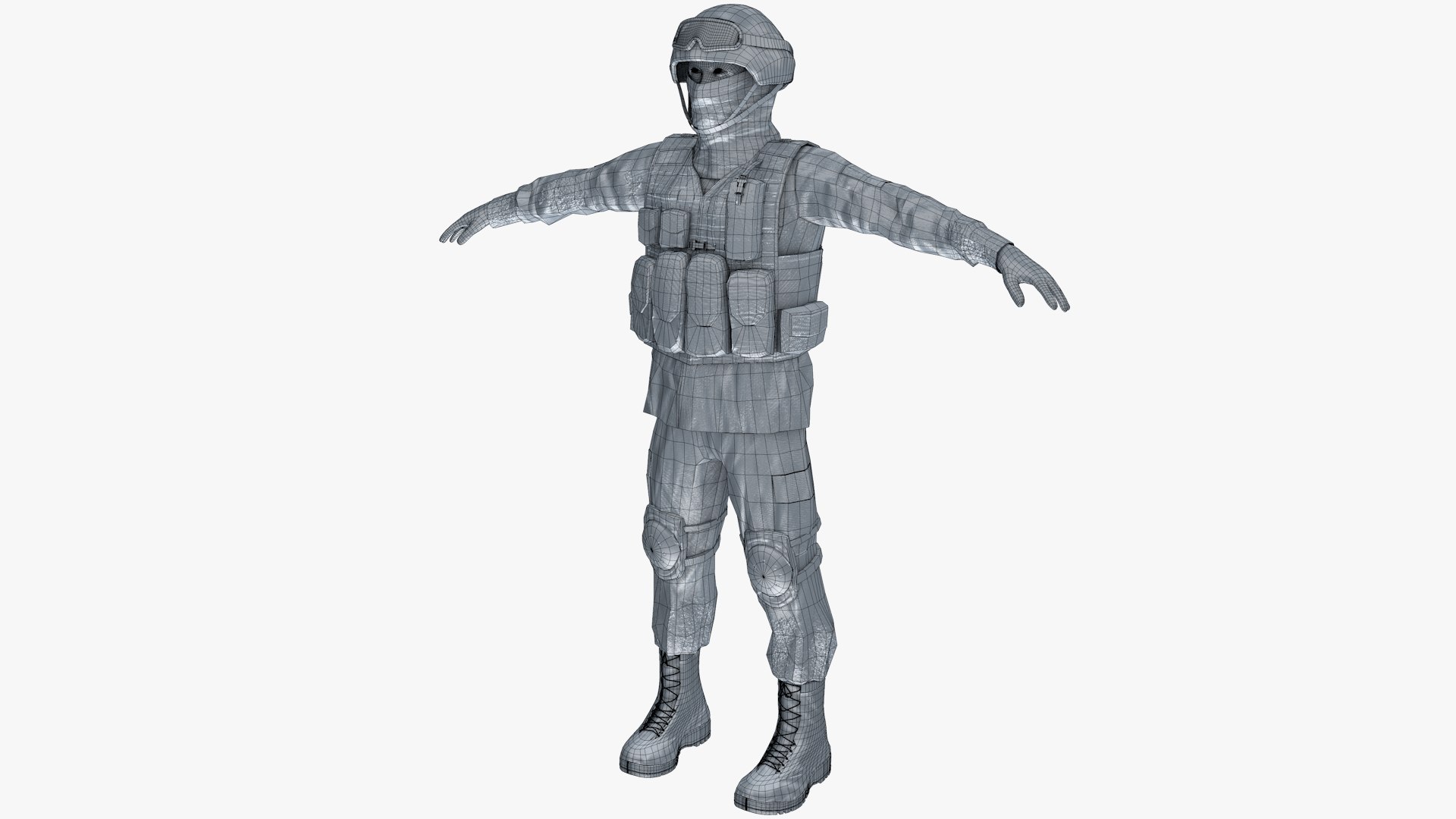 Rigged South Korean Soldier 3D Model - TurboSquid 2159561