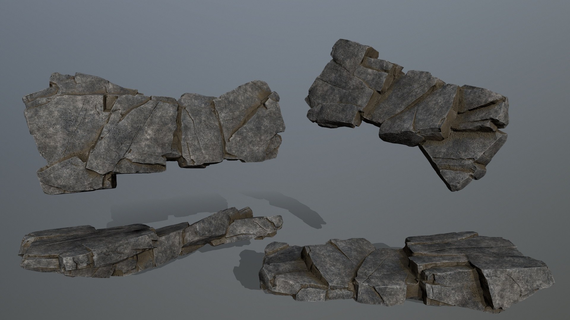 Cliff Rocks 3D Model - TurboSquid 2076608