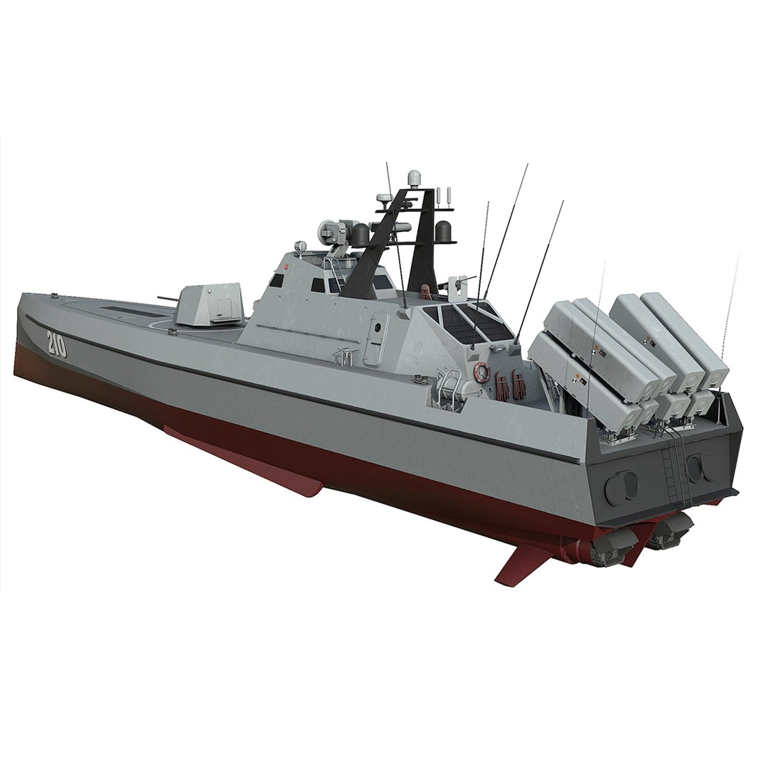 Missileboat 3D - TurboSquid 2062512