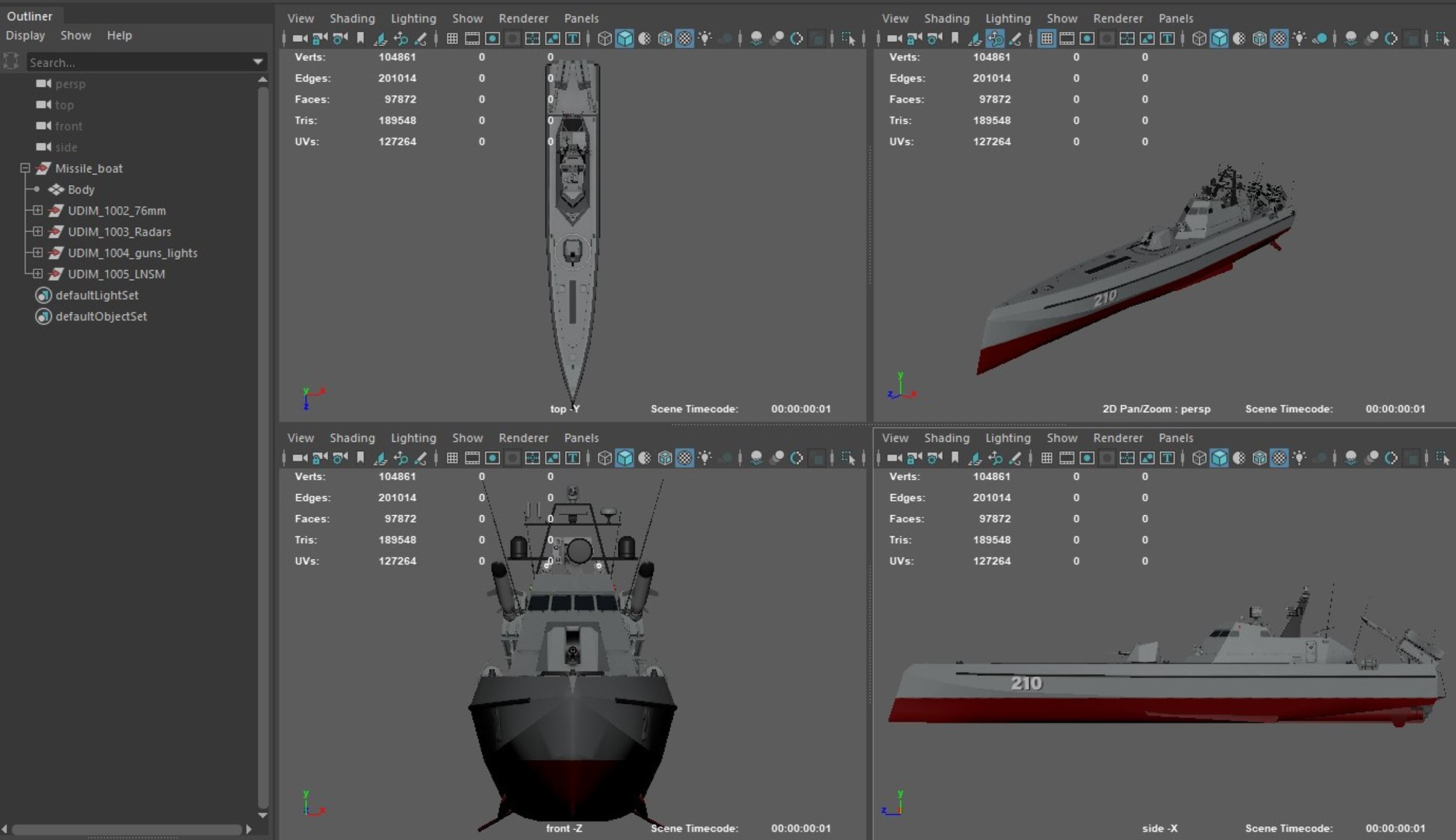 Missileboat 3D - TurboSquid 2062512