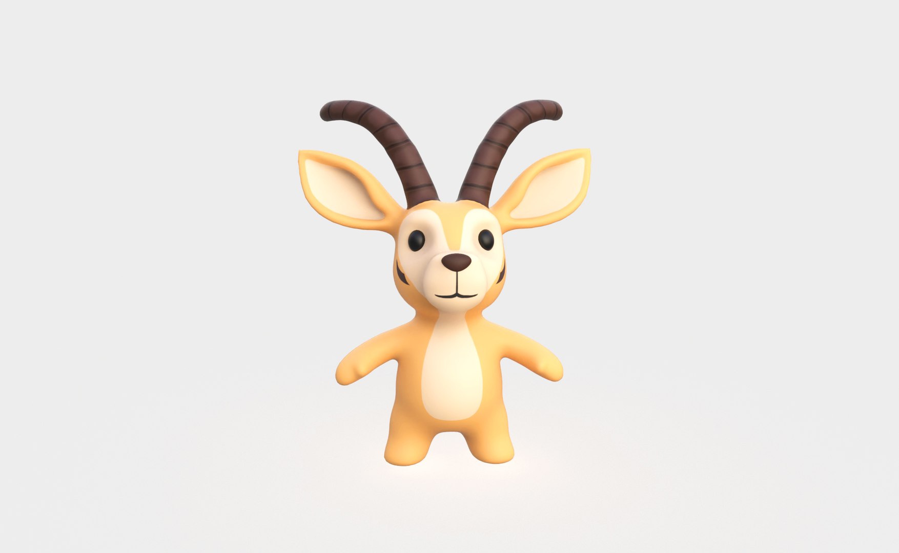 Little Animal Baby - Antelope Cute - Animated 3D Model - TurboSquid 2284537
