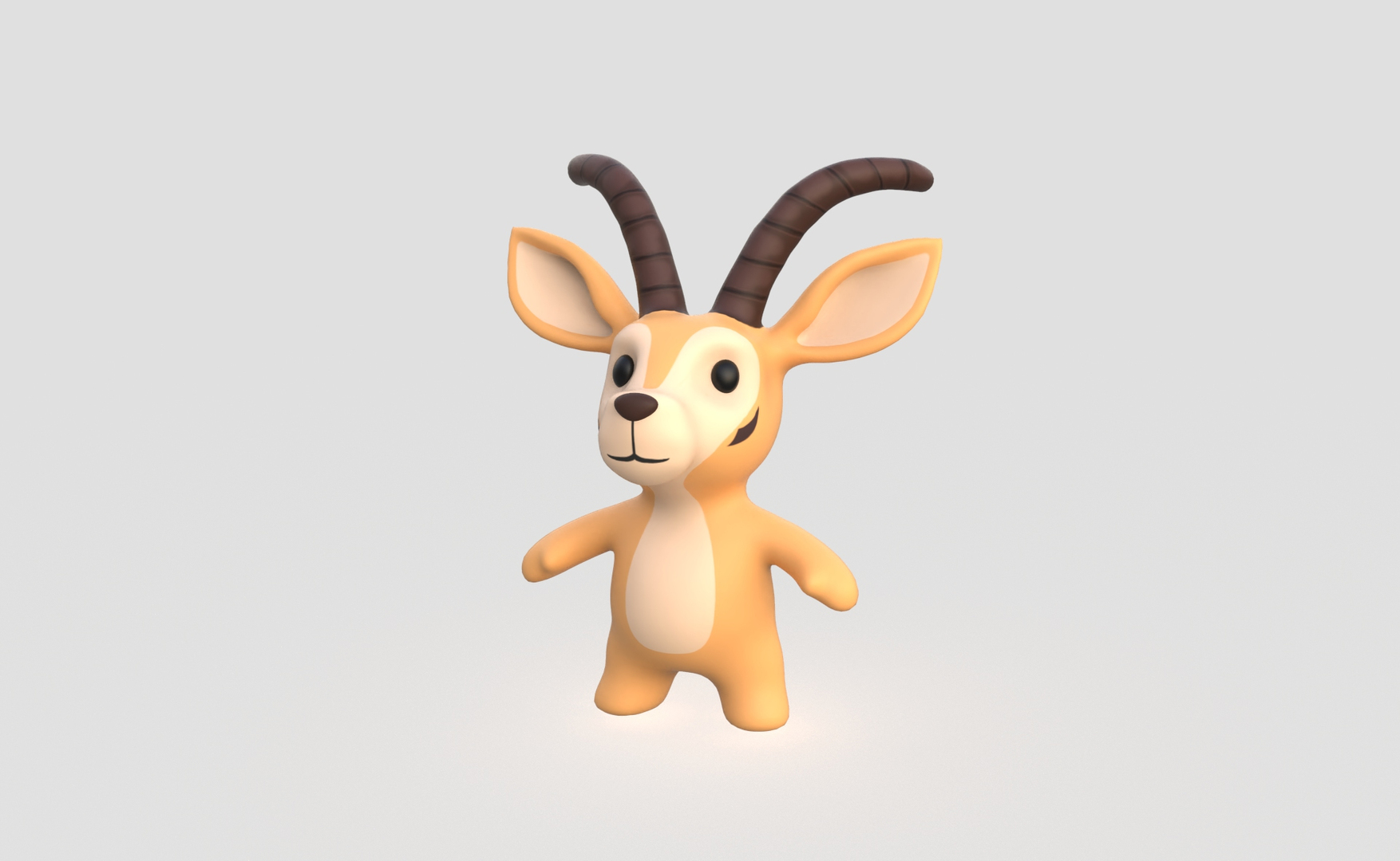 Little Animal Baby - Antelope Cute - Animated 3D Model - TurboSquid 2284537