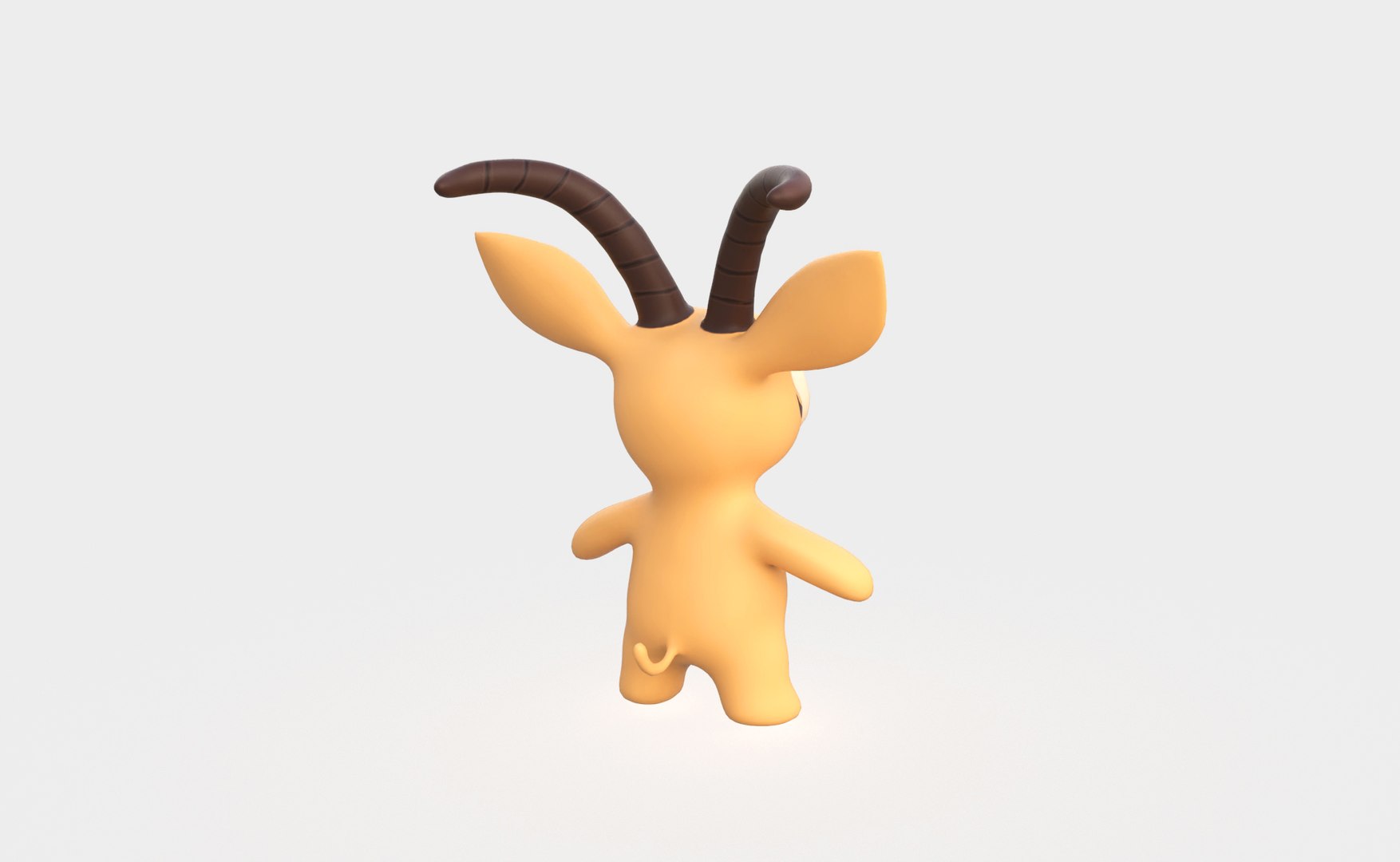 Little Animal Baby - Antelope Cute - Animated 3D Model - TurboSquid 2284537