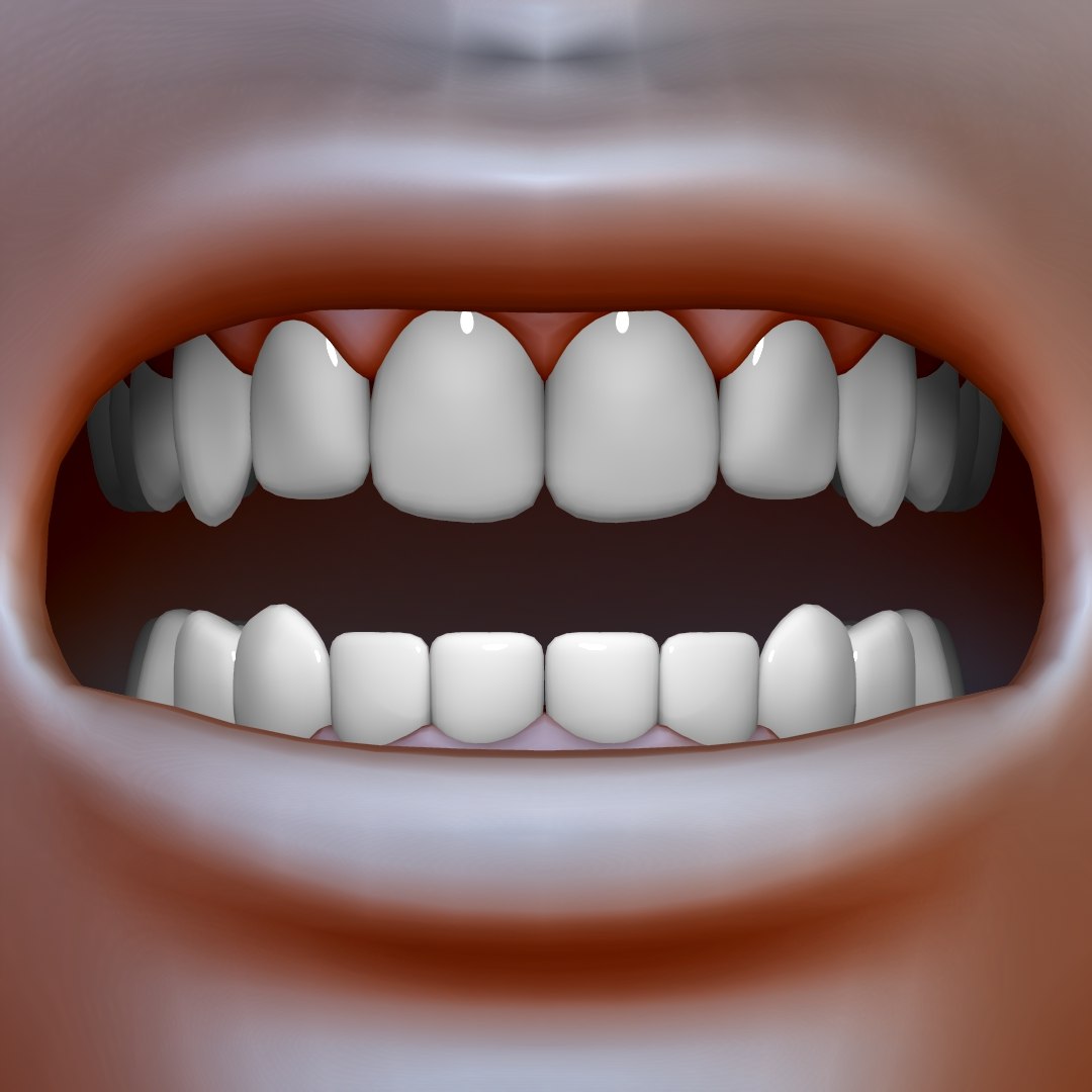 teeth 3d c4d