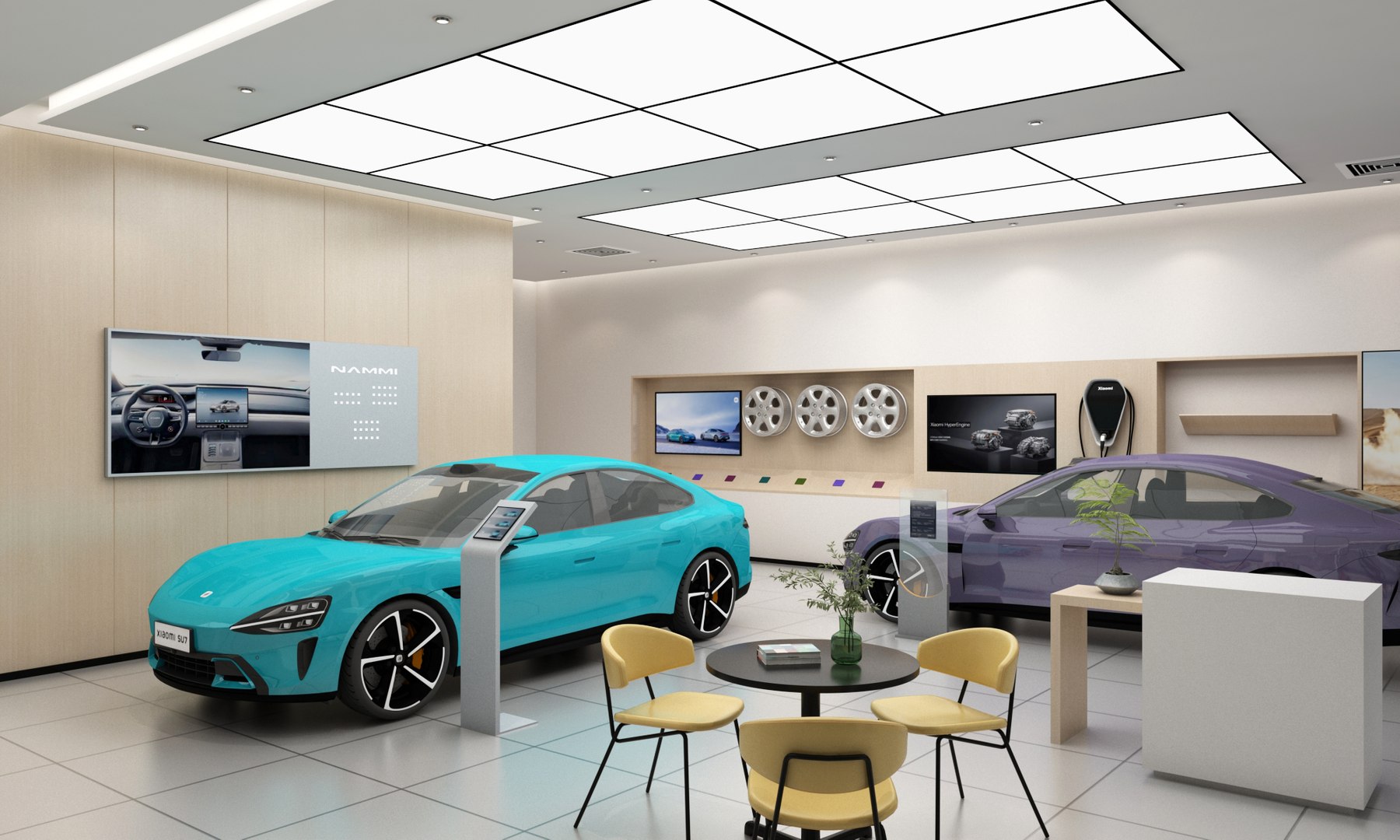 Xiaomi Car Dealership 3D Model - TurboSquid 2254272