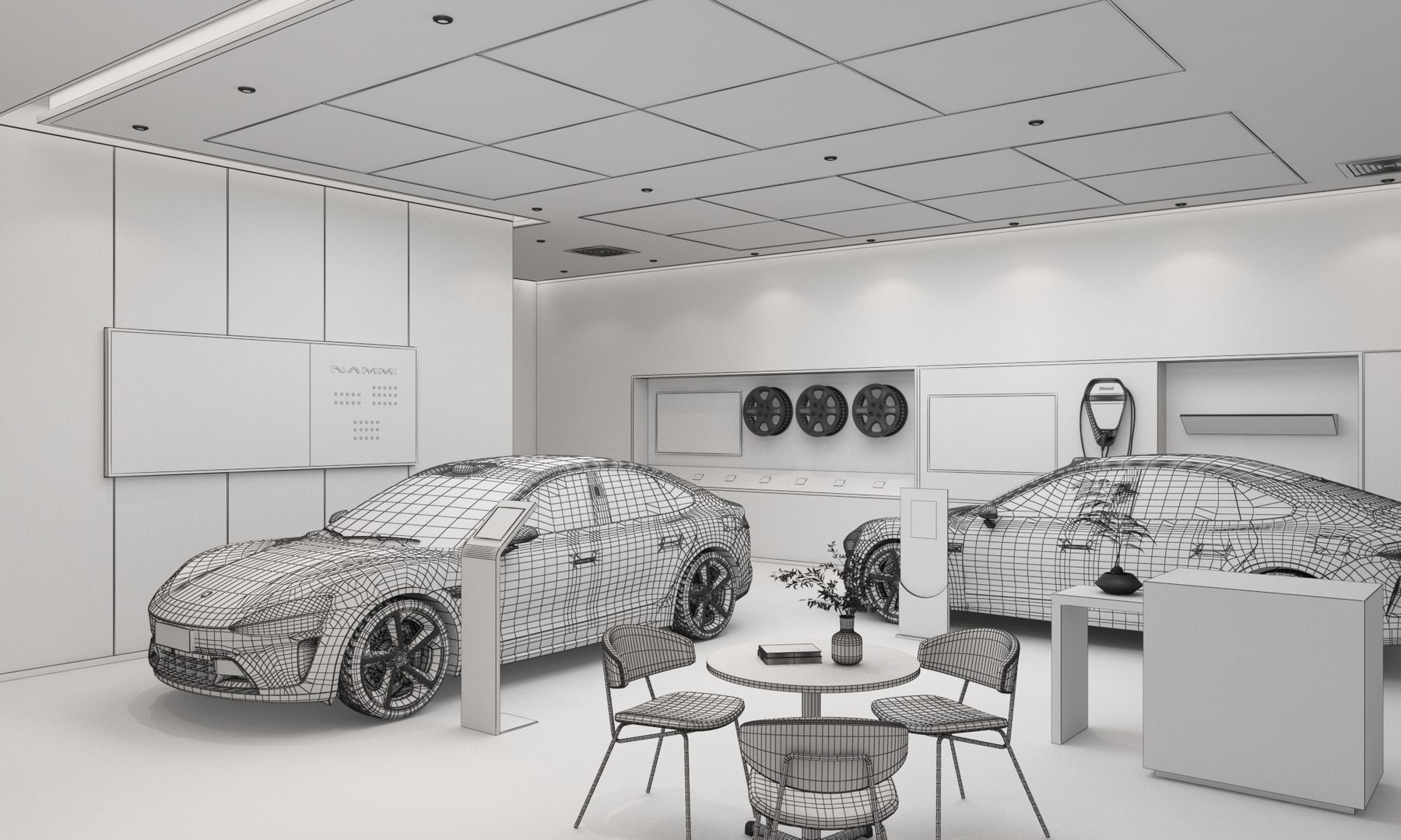 Xiaomi Car Dealership 3D Model - TurboSquid 2254272