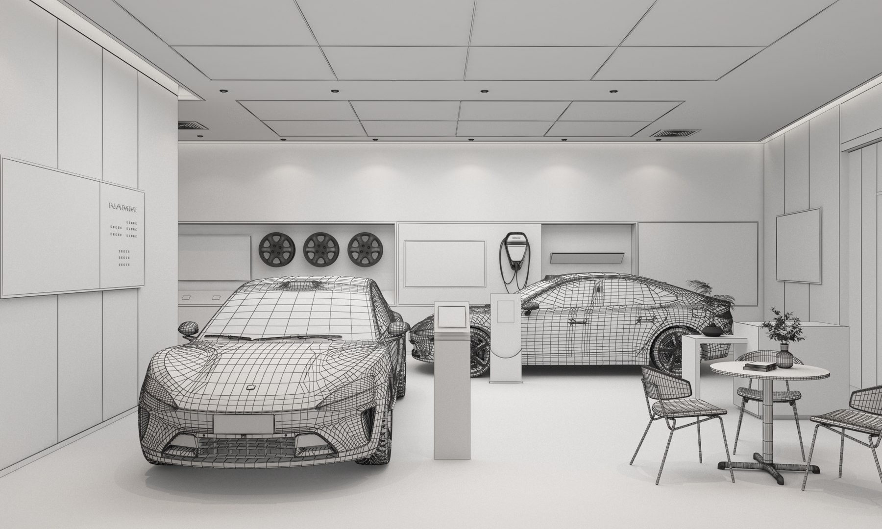 Xiaomi Car Dealership 3D Model - TurboSquid 2254272