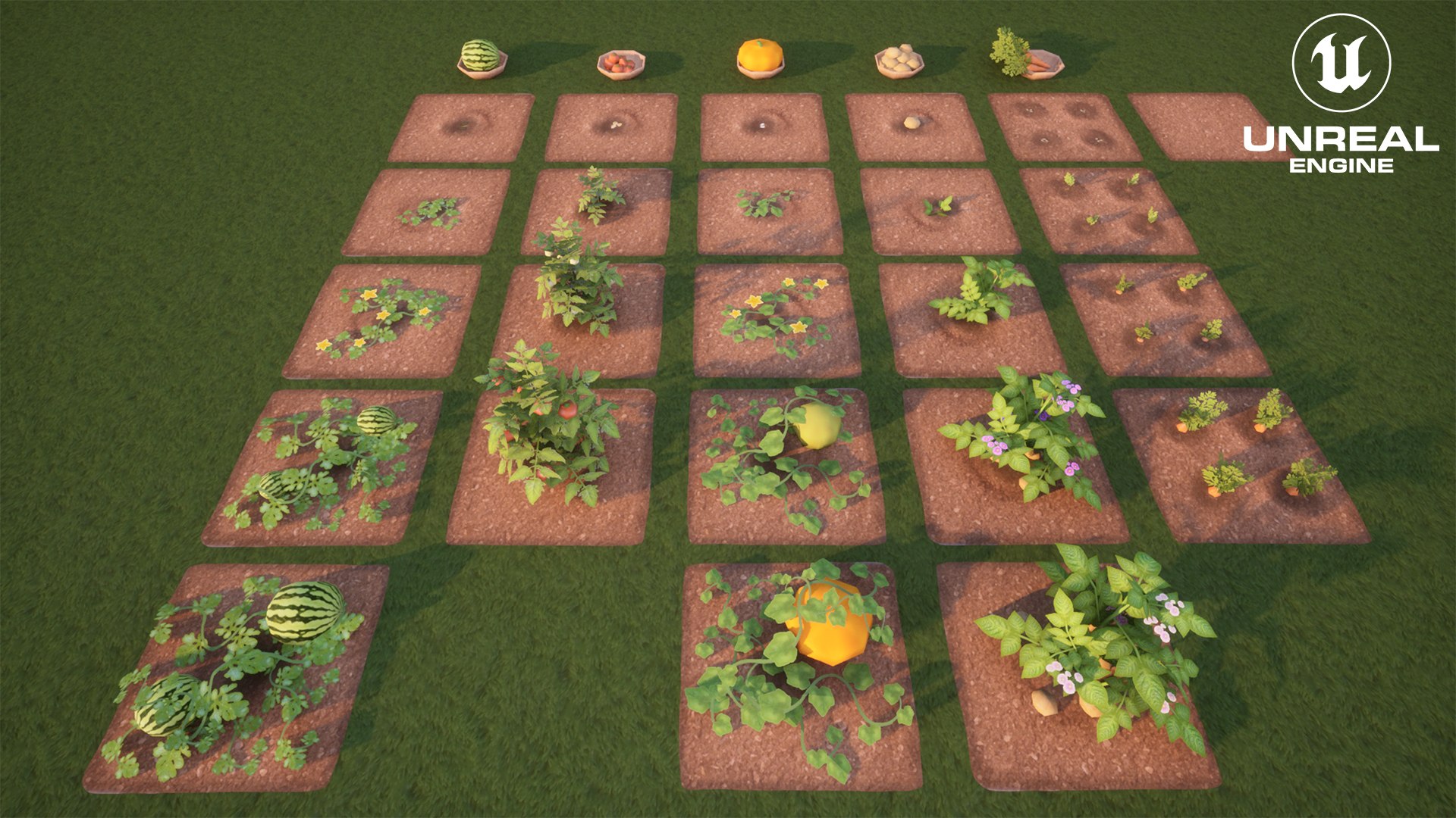 3D Farm Vegetable - TurboSquid 1438243