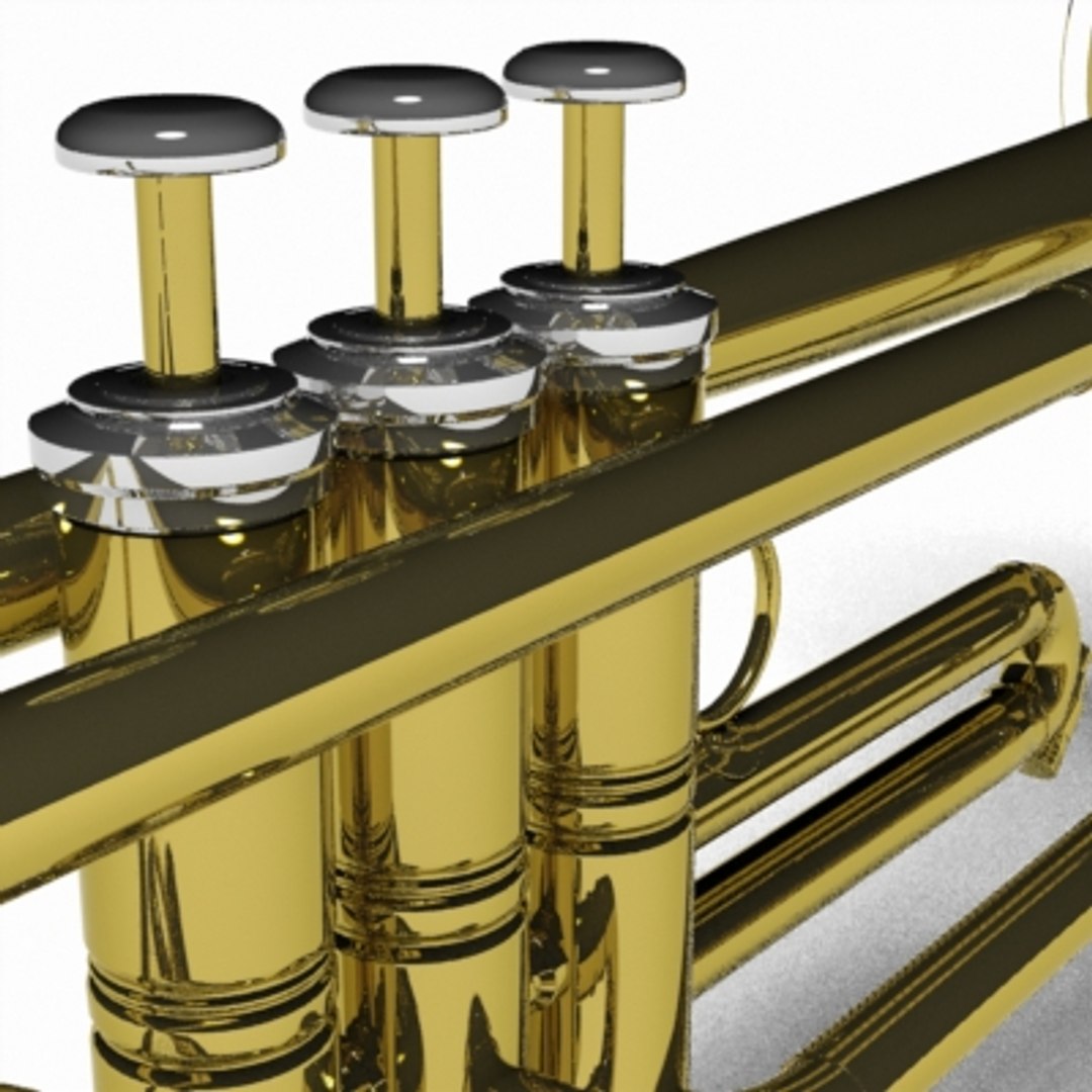 3d model trumpet
