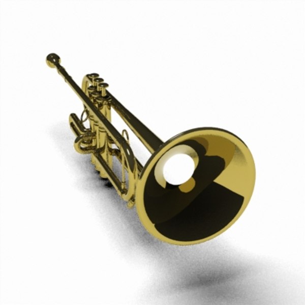 3d model trumpet