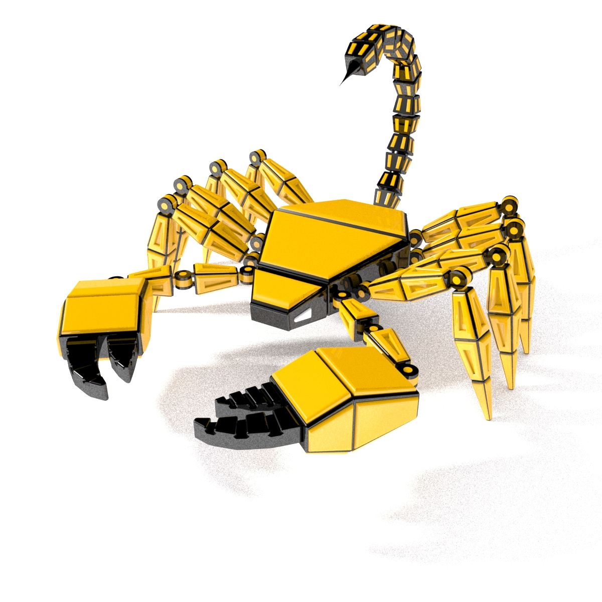 obj scorpion robot